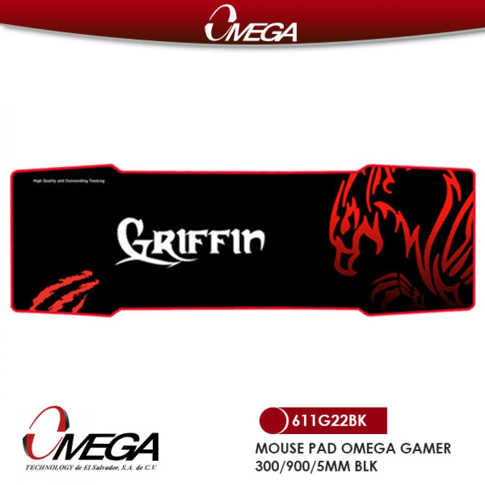 MOUSE PAD OMEGA 611G22BK || MTECH EL SALVADOR